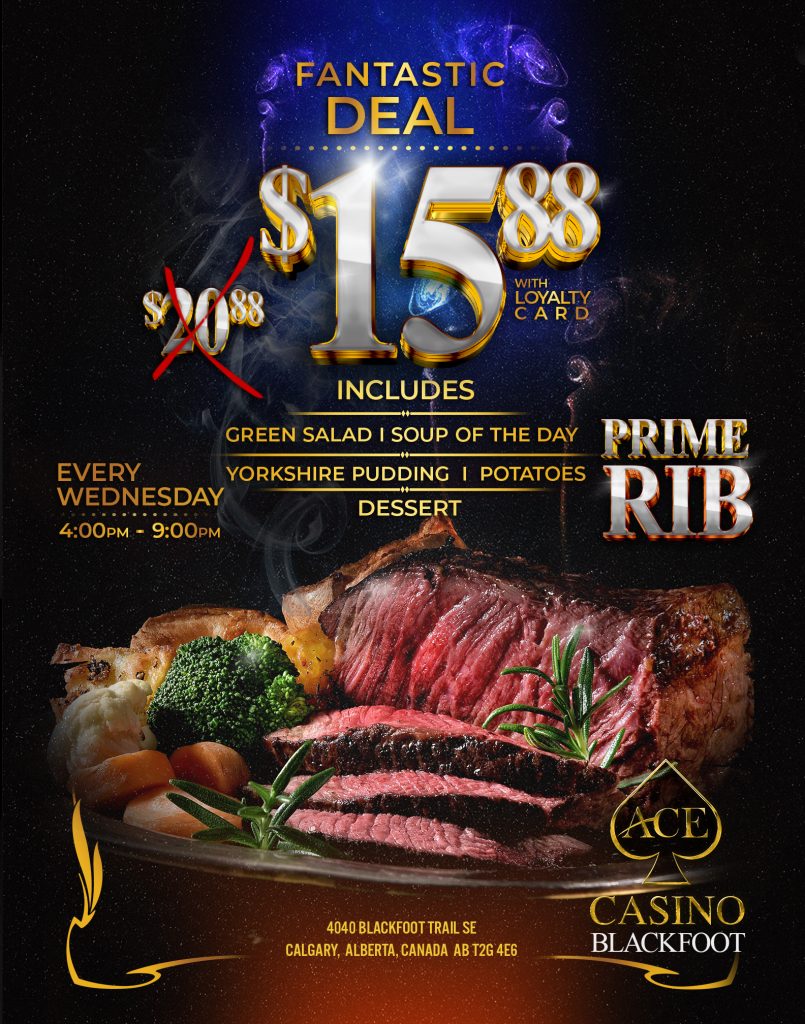 Food & Drink Specials | ACE Blackfoot Casino